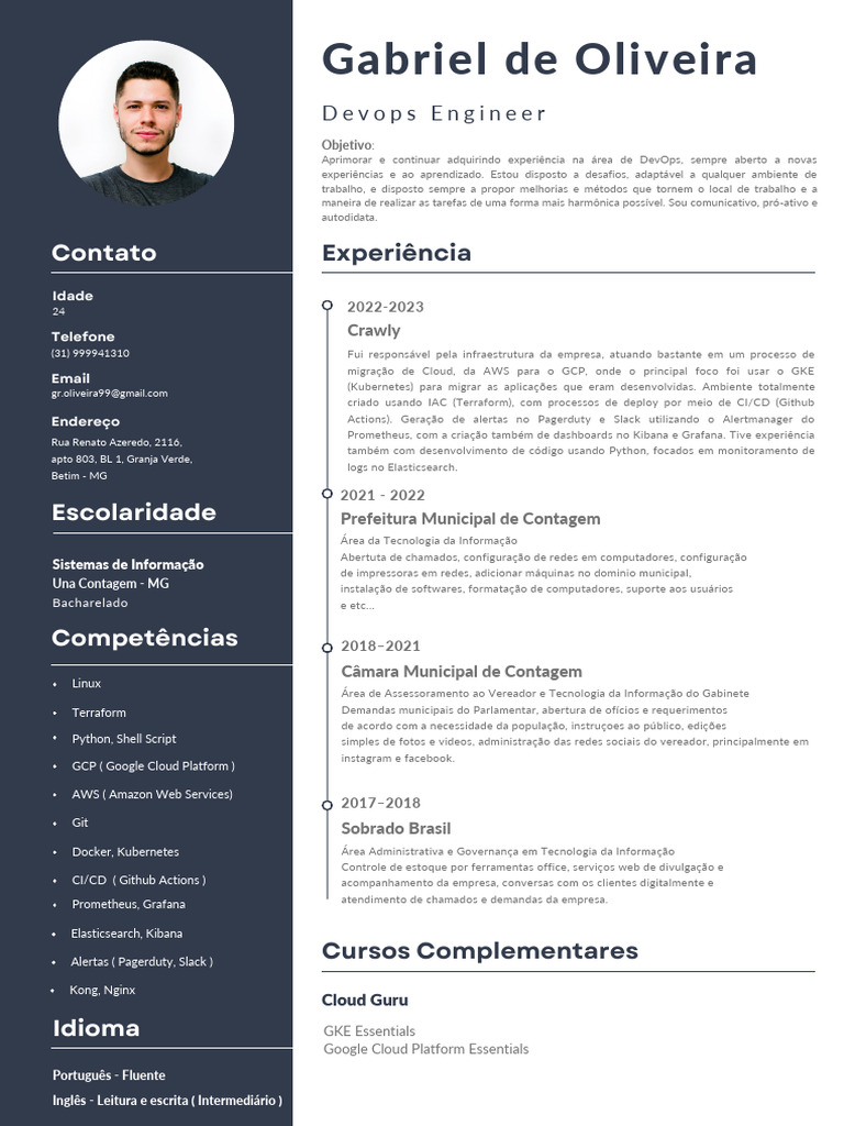 Curriculo - Devops | PDF