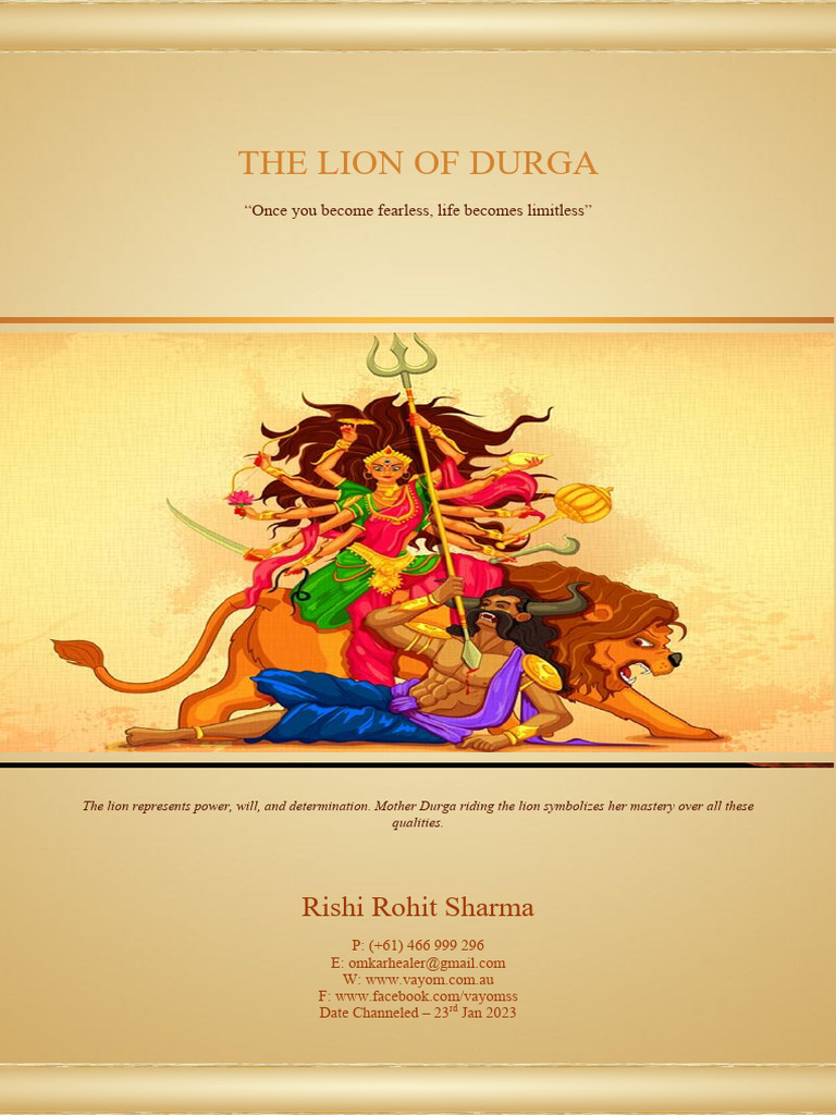 Lion of Durga | PDF