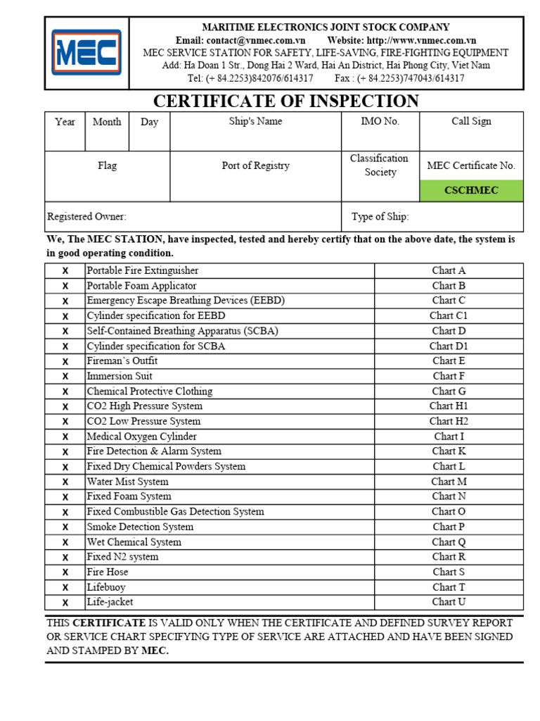 List of Service Chart For LSA-FFS | PDF | Chemical Process Engineering ...