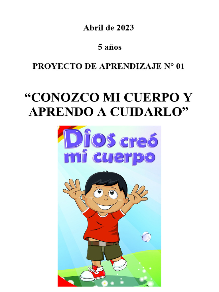 Proyecto 1 5 Años Cuerpo Descargar Gratis Pdf Muñecas Amor