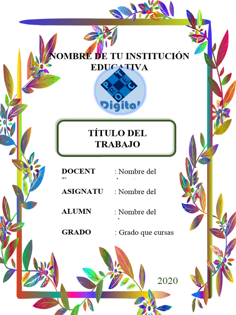 Caratulas Modelo | PDF