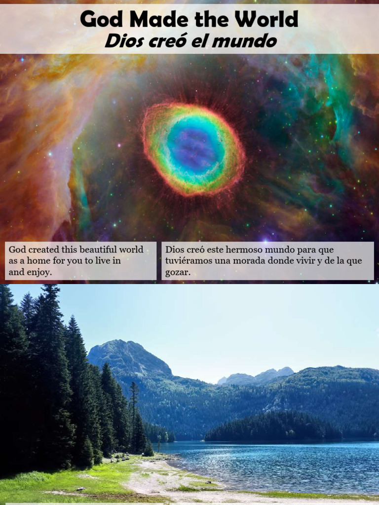 God Made the World - Dios Creó El Mundo | PDF