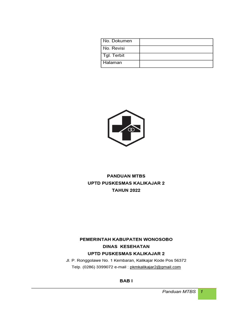 Panduan MTBS 2023 Fix | PDF