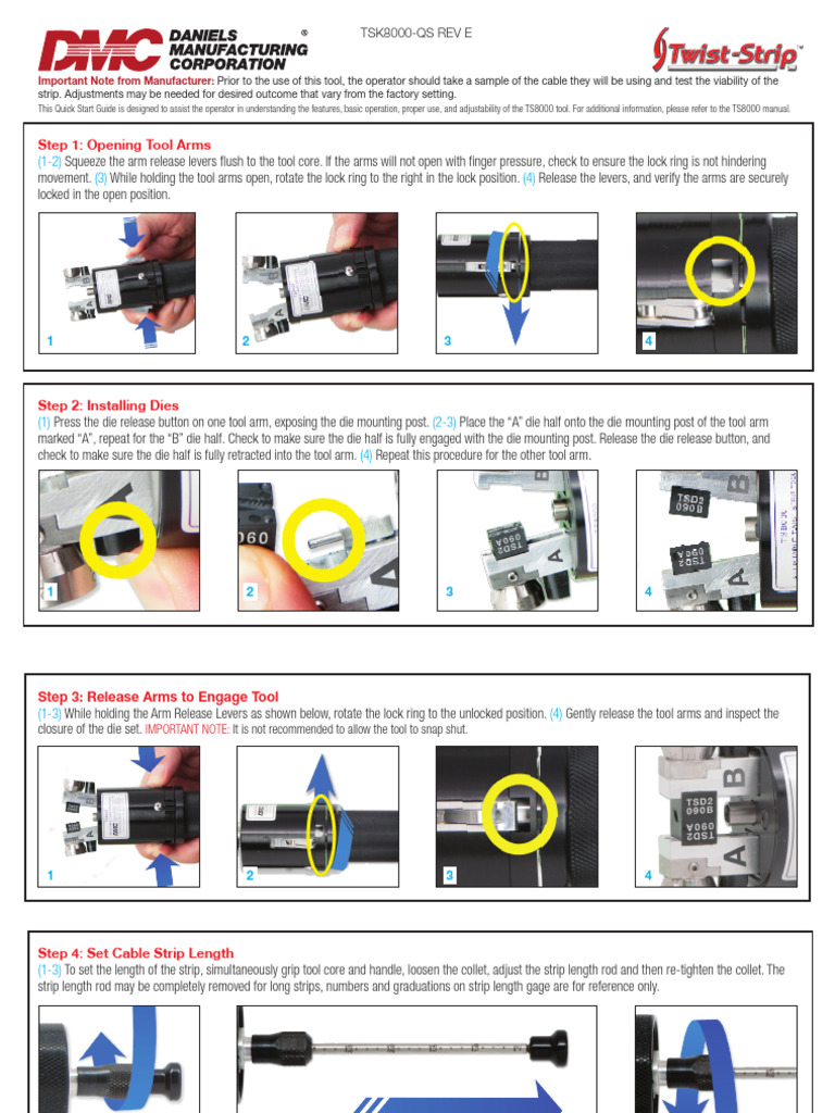 Twist-Strip® TSK8000 - Outer Jacket Stripper For Shielded Twisted Cable ...