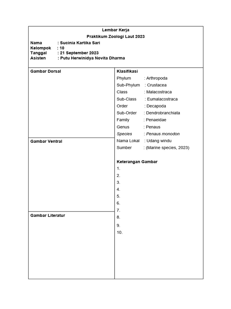 LKP Penaeus Monodon Mat 2 | PDF