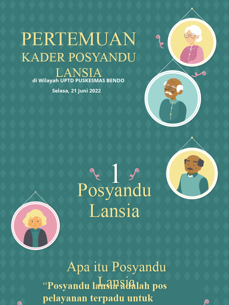 Materi Kader Lansia 2022 | PDF | Pengembangan Diri
