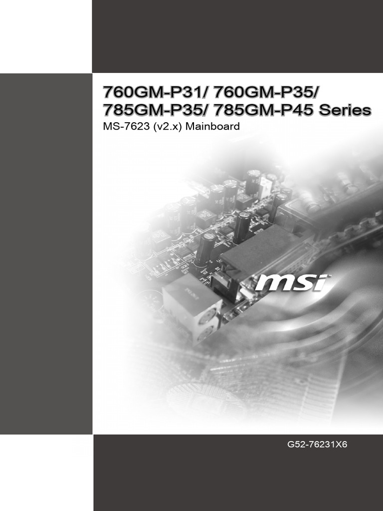 Msi 785gm-p45 Euro | PDF