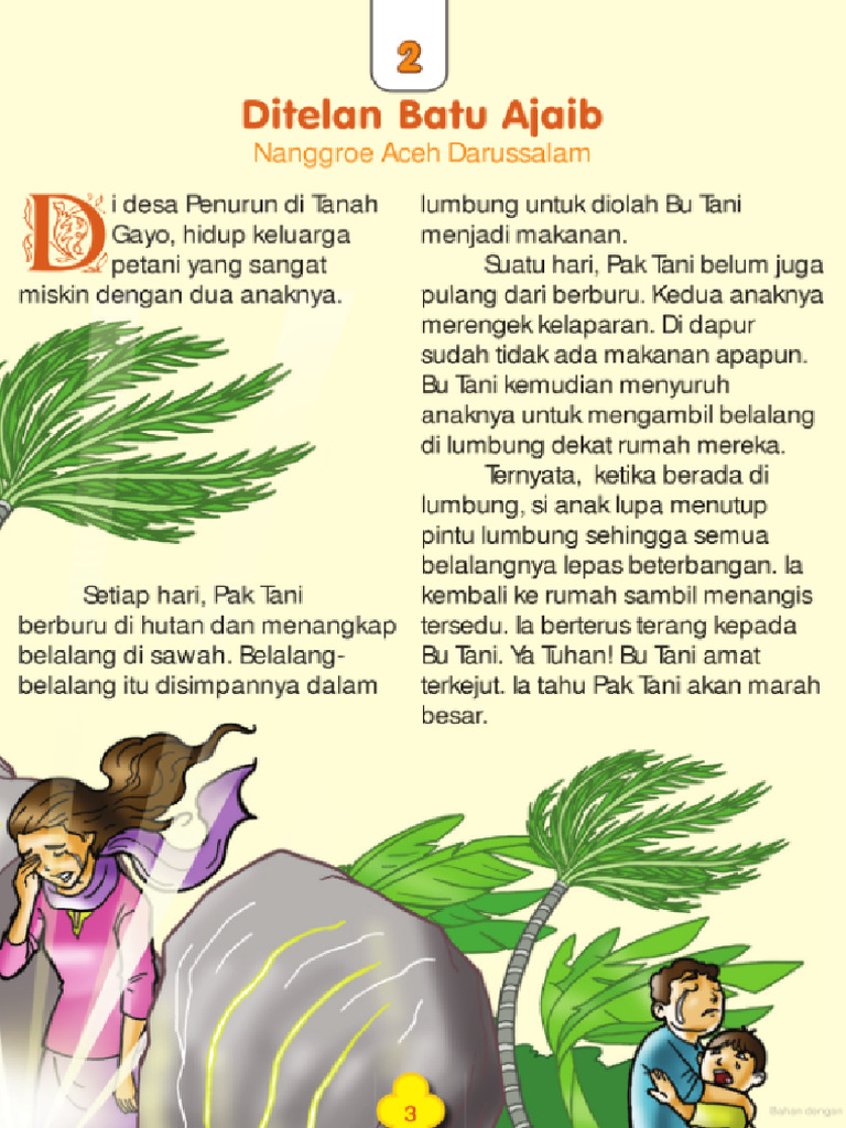 Dongeng Nusantara - Ditelan Batu Ajaib | PDF