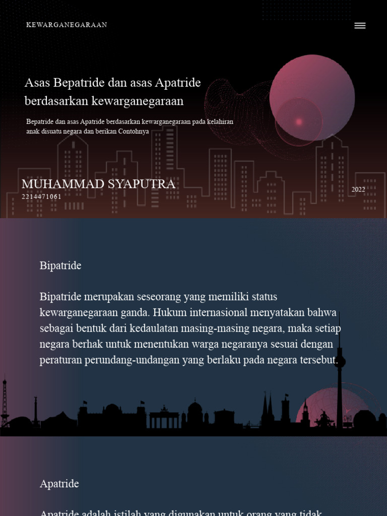 Putra PPT Kewarganegaraan | PDF