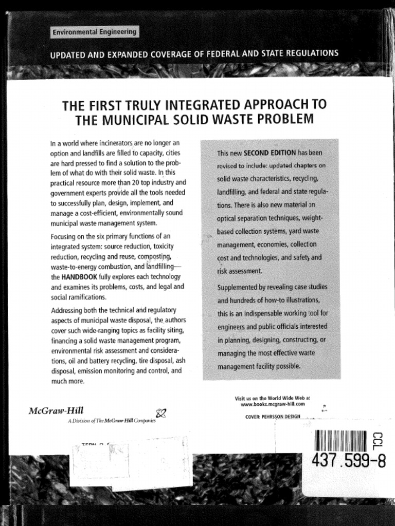 Handbook of Solid Waste Management | PDF