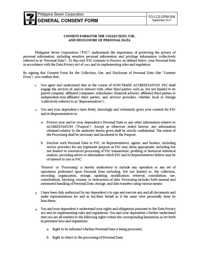 Consent Form | PDF | Consent | Information