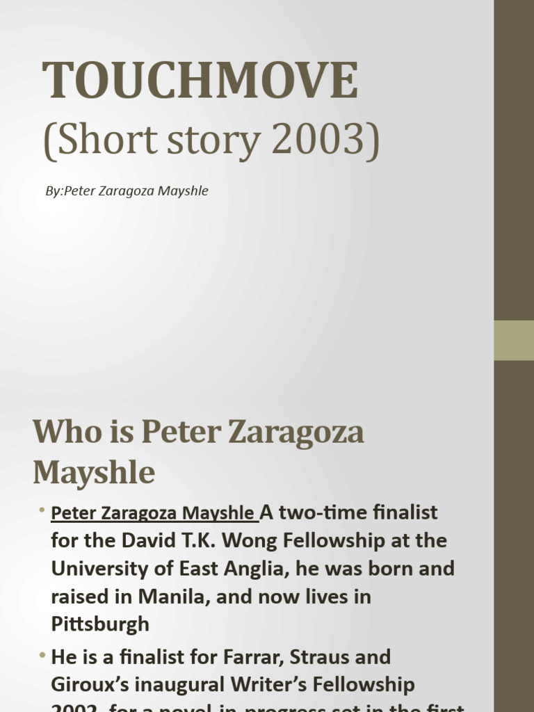 "Touchmove: A Tale of Morality" | PDF