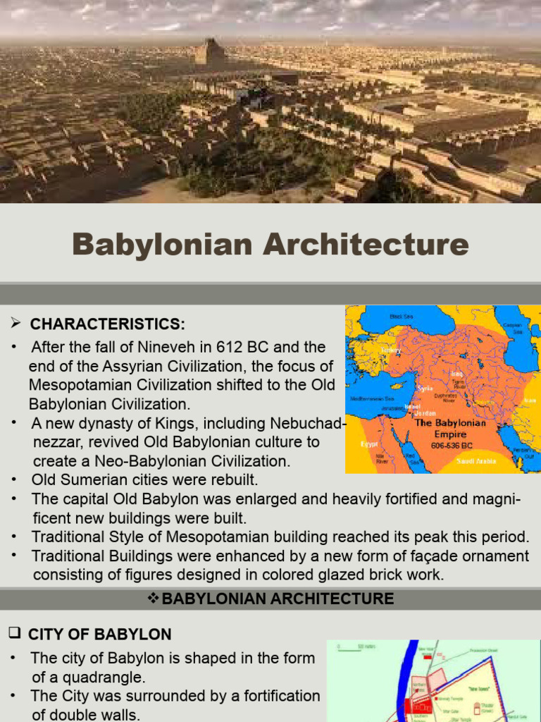 Babylonian Architecture | PDF