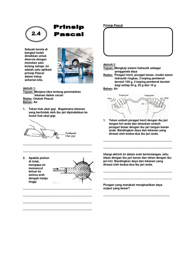 2.4 Prinsip Pascal Modul 2021 | PDF