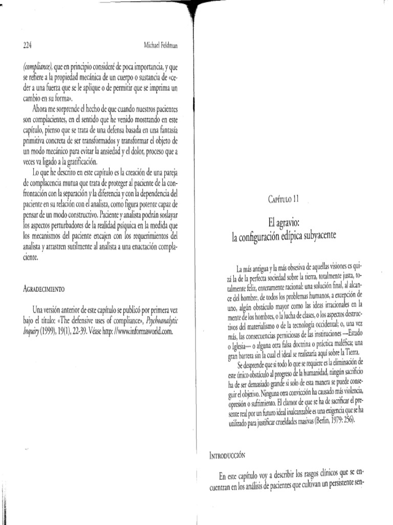 Feldman El Agravio | PDF