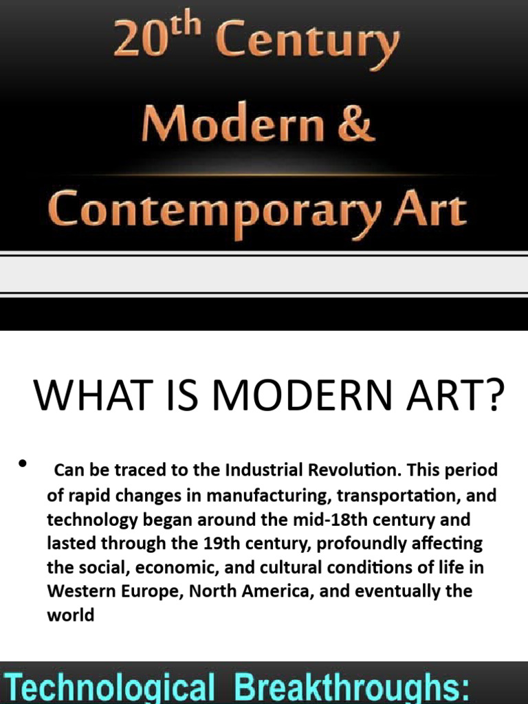 Modern Art Grade 10 | PDF