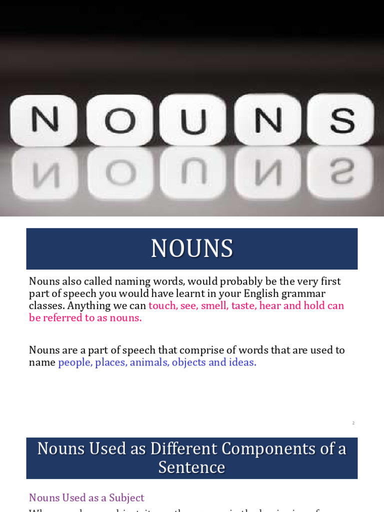 Nouns | PDF | Noun | Grammatical Number