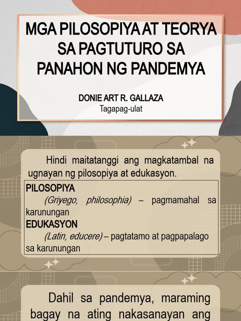 Pilosopiya at Teorya | PDF