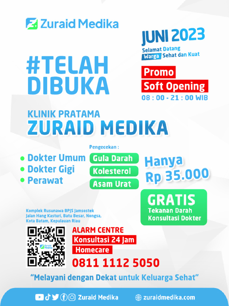 Promo Soft Opening Klinik Zuraid Medika | PDF