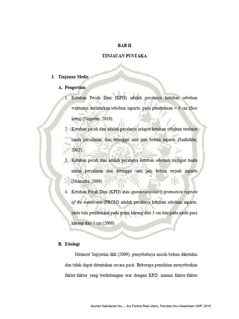 Ary Foraria Rela Utami BAB II | PDF