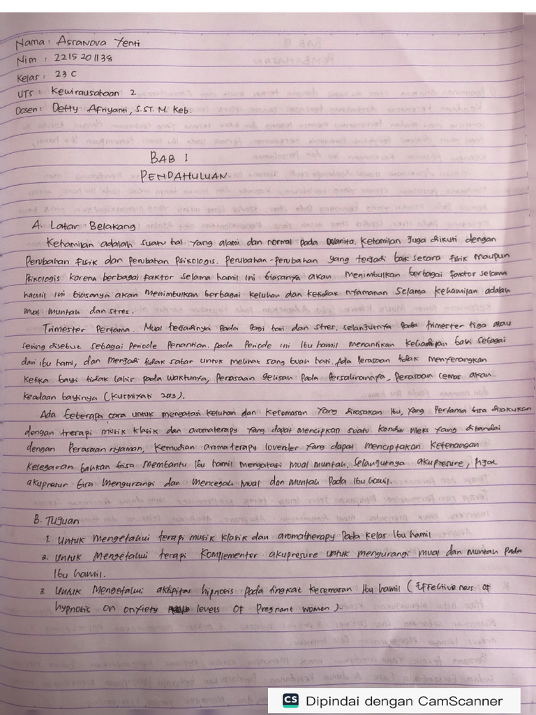 Uts Kwu 2 Asranova Yenti | PDF