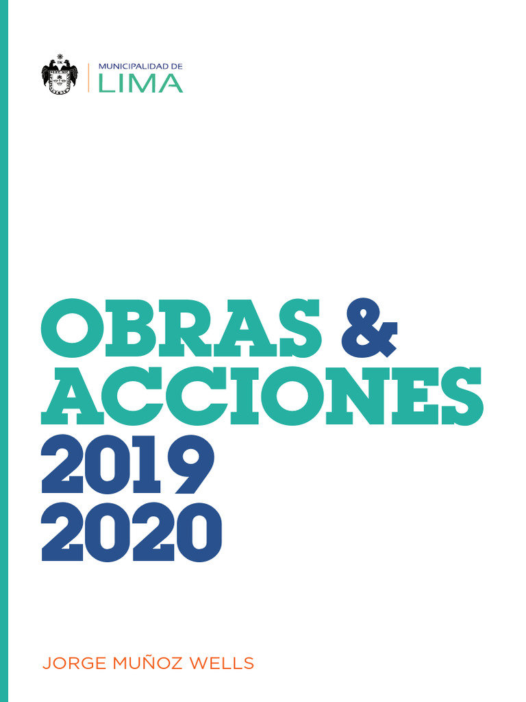Obras y Acciones 2019 2020 | PDF