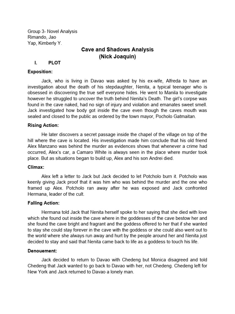 Cave and Shadow Analysis | PDF | Narration