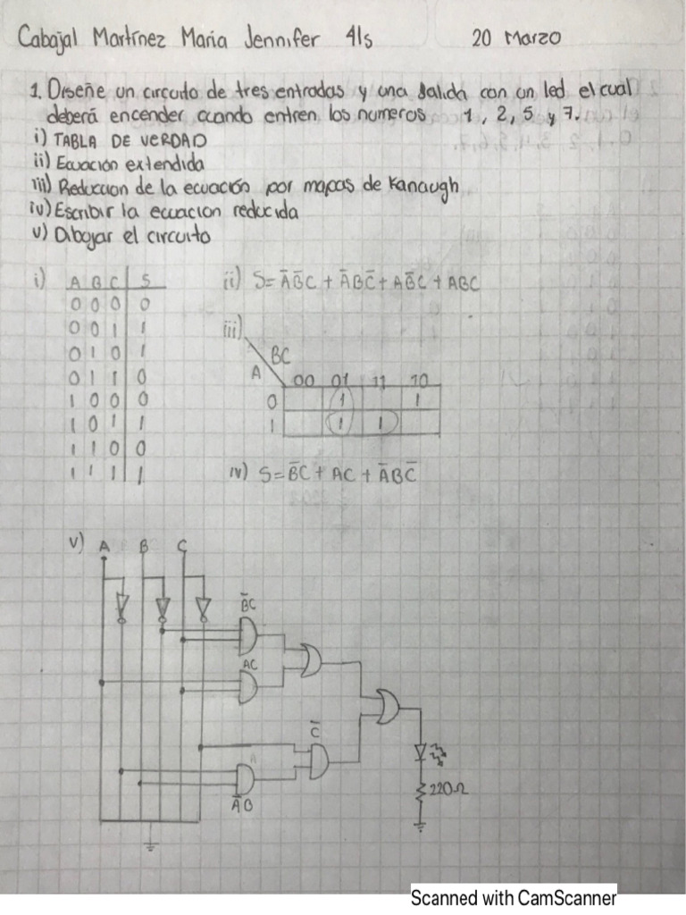 Diseño de Circuitos Combinacionales | PDF