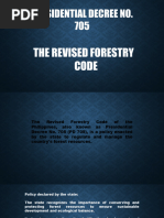 PD 705 - Revised Forestry Code | PDF | Forestry | Forests