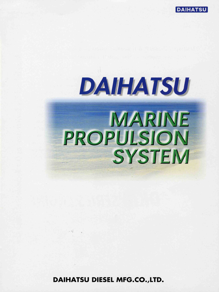 Daihatsu Marine Engine | PDF
