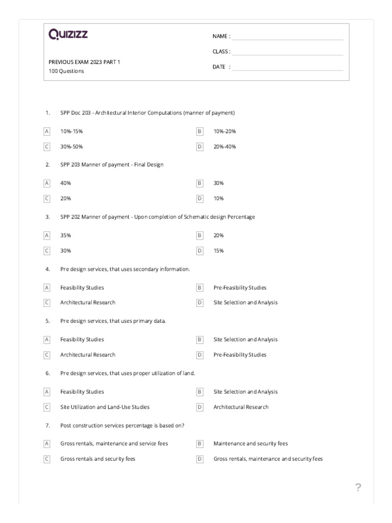 Previous Exam 2023 Part 1 Pdf Symmetry Space 