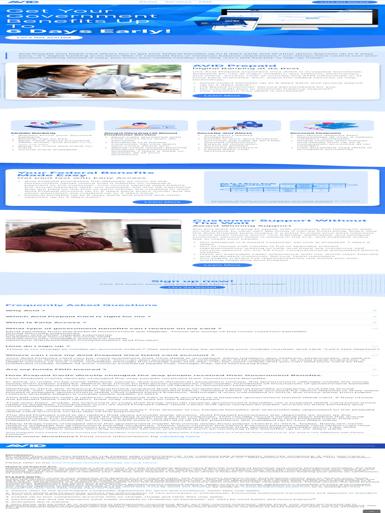 Avid Prepaid Digital Banking at Its Best 2 | PDF | Finance & Money ...