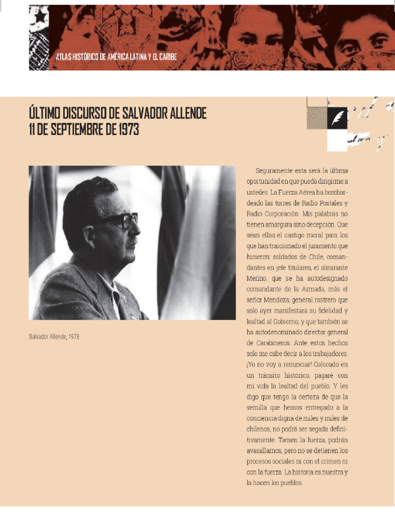 Ultimo Discurso Salvador Allende-1 | PDF