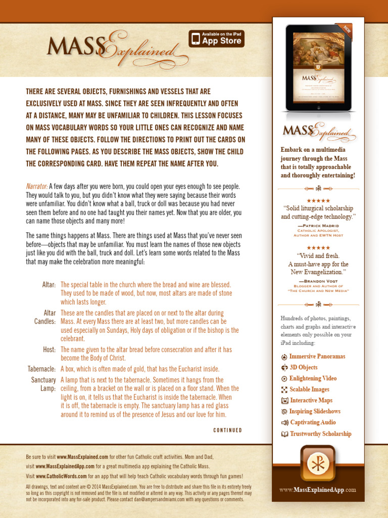 Mass Cards English | PDF