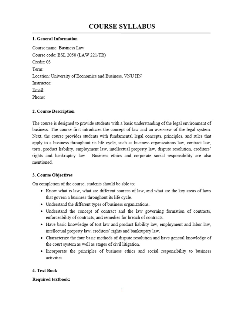 20. BSL 2050 - Business Law | PDF