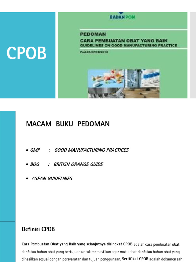 Cpob Kefarmasian | PDF