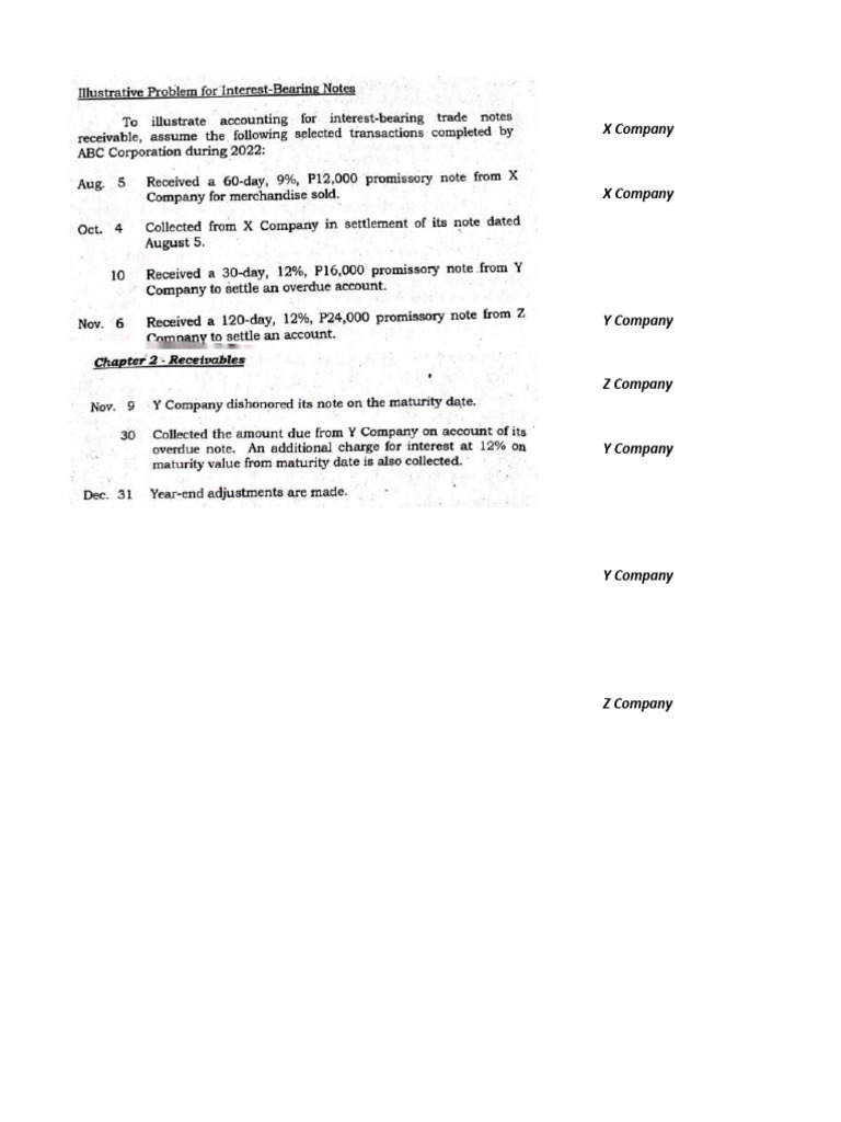 Notes Receivable | PDF | Discounting | Book Value