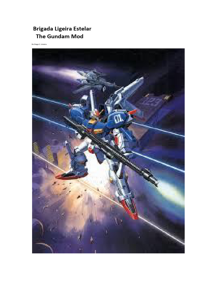 Brigada Ligeira Estelar The Gundam Mod Ver. 1.2.0 | PDF