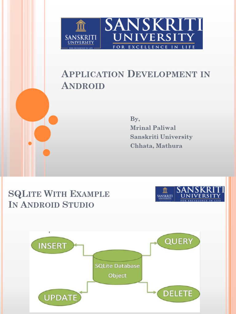 Android-Lecture 10 | PDF