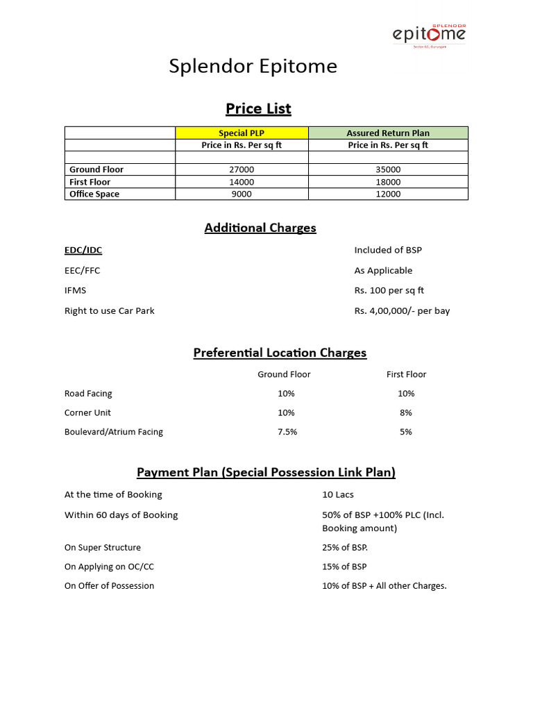 Price List | PDF