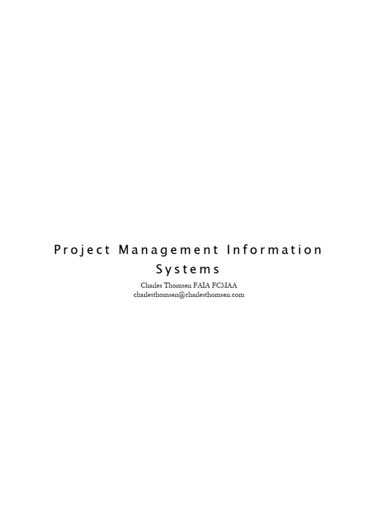 Project Management Information Systems Pdf Information Interoperability