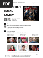 Royal Family Worksheets | PDF | Elizabeth Ii | Royalties