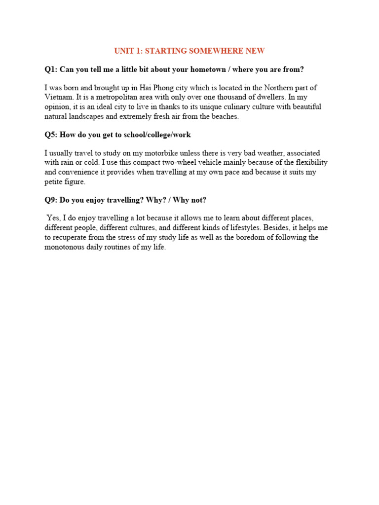 Transcript Speaking D1 | PDF