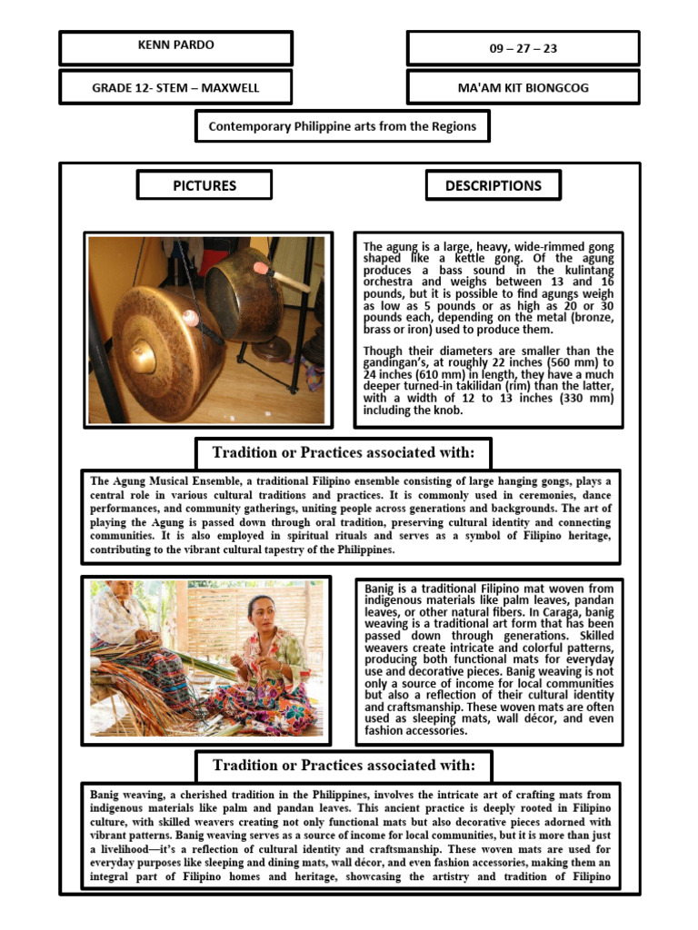 Cpar Activity Pardo | PDF | Weaving