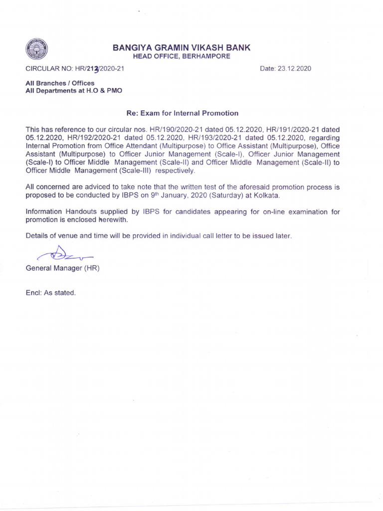 213-Exam For Internal Promotion. | PDF | Career & Growth