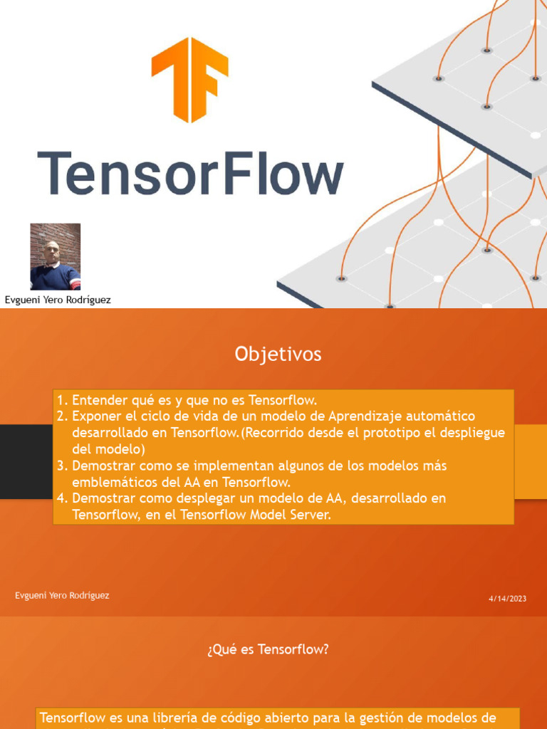 Tensorflow-Presentacion Rev02 | PDF
