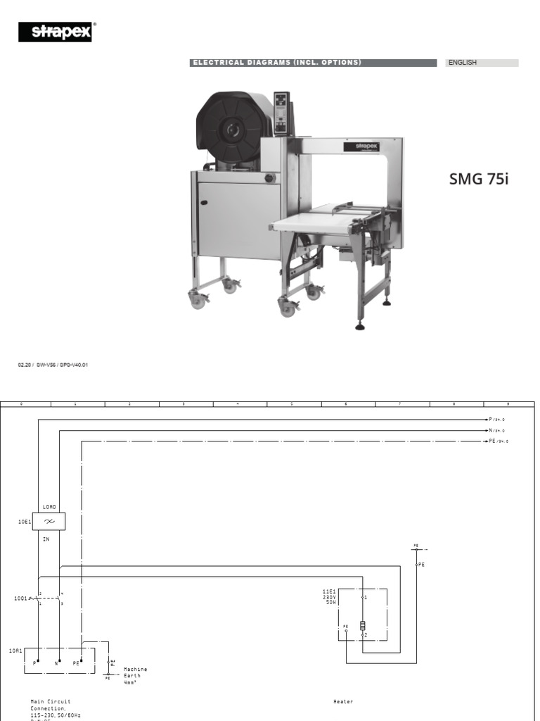 Diagrams SMG 75i - V56 - 02.20 - EN Strapex | PDF