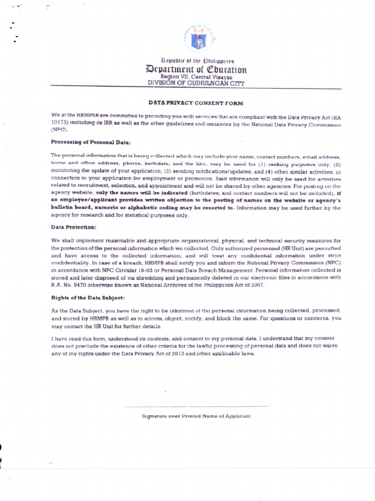 Data-Privacy-Consent-Form | PDF