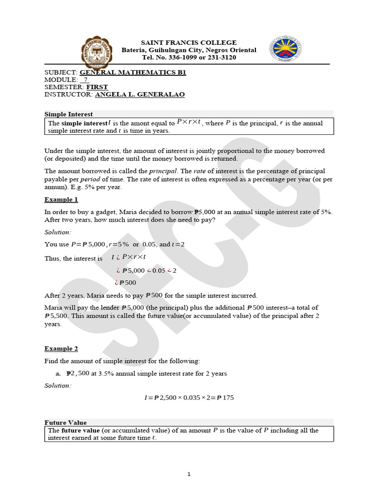 College Module 7 | PDF