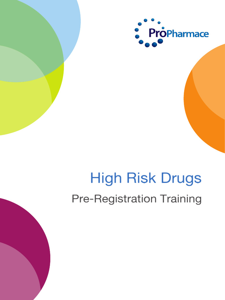 2.2 High Risk Drugs Guide 2019 | PDF
